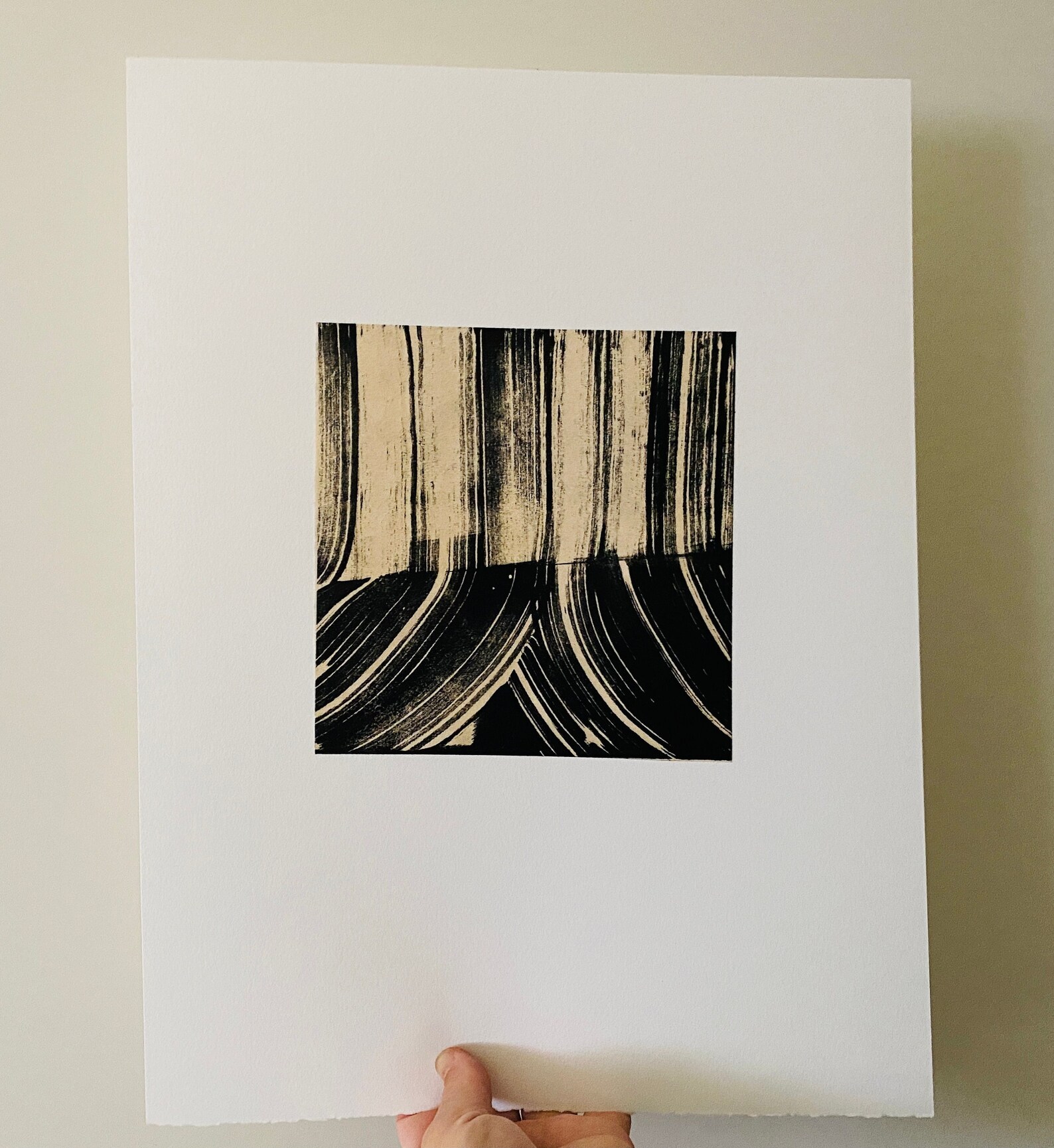 Lithograph. Abstract Art. Linear Spaces 2 in - Etsy