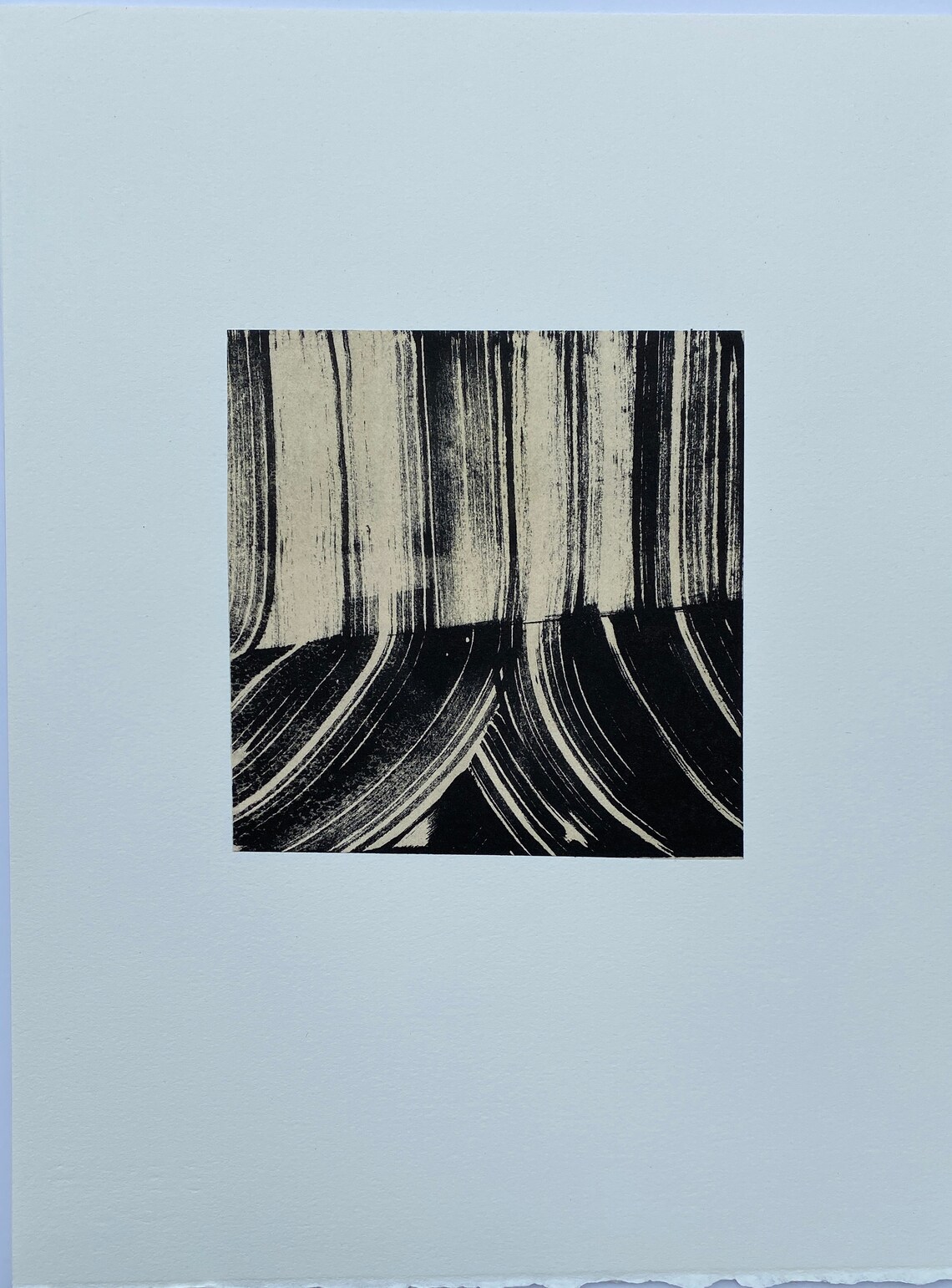Lithograph. Abstract Art. Linear Spaces 2 in - Etsy