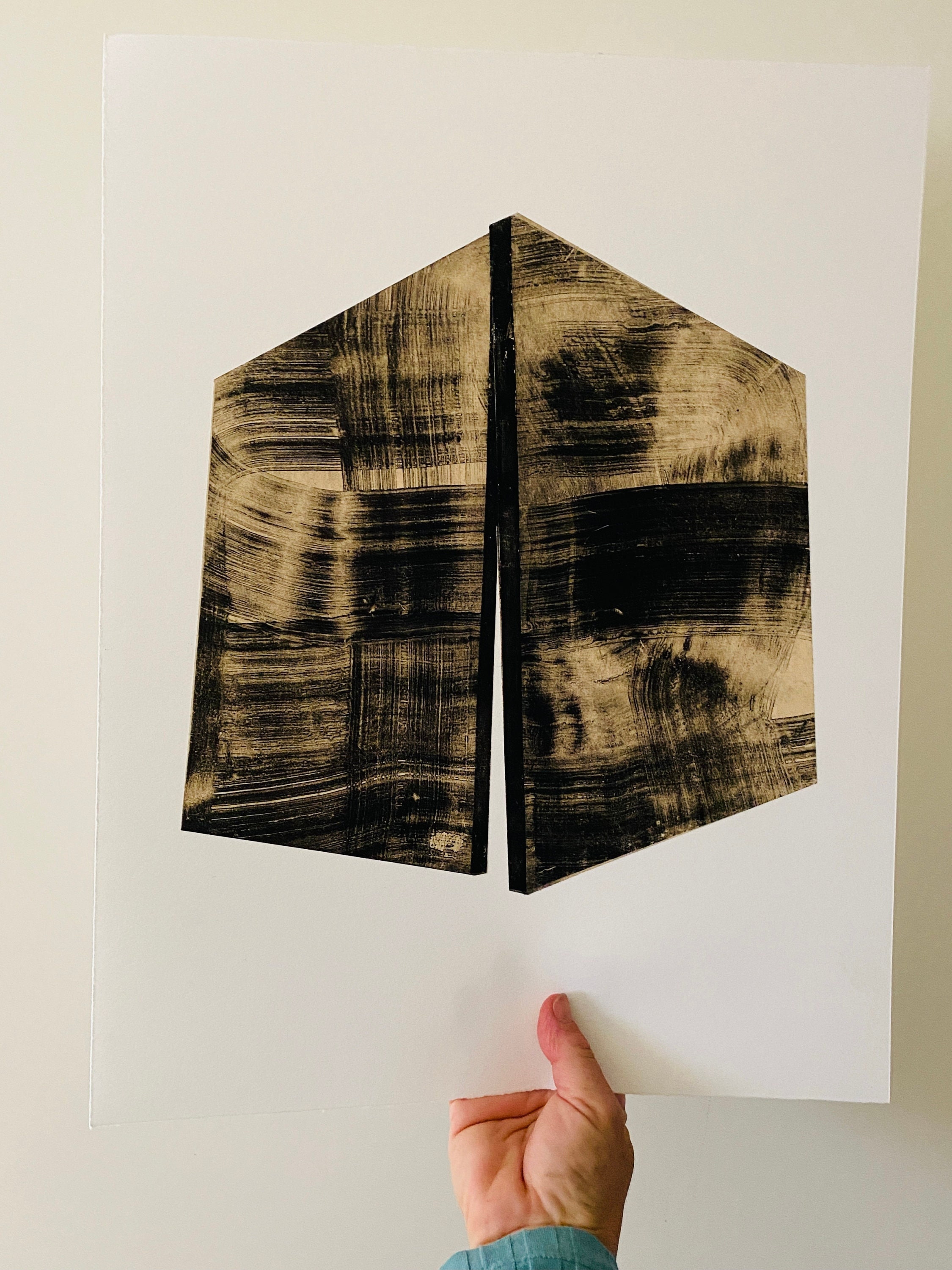 Contemporary Print . Intaglio. Modern Art. Slant - Etsy