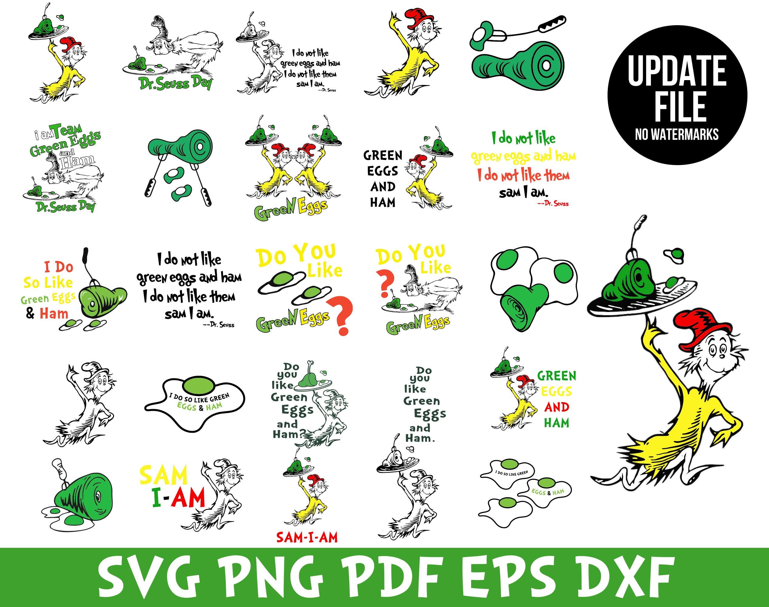 Green Eggs And Ham Printable