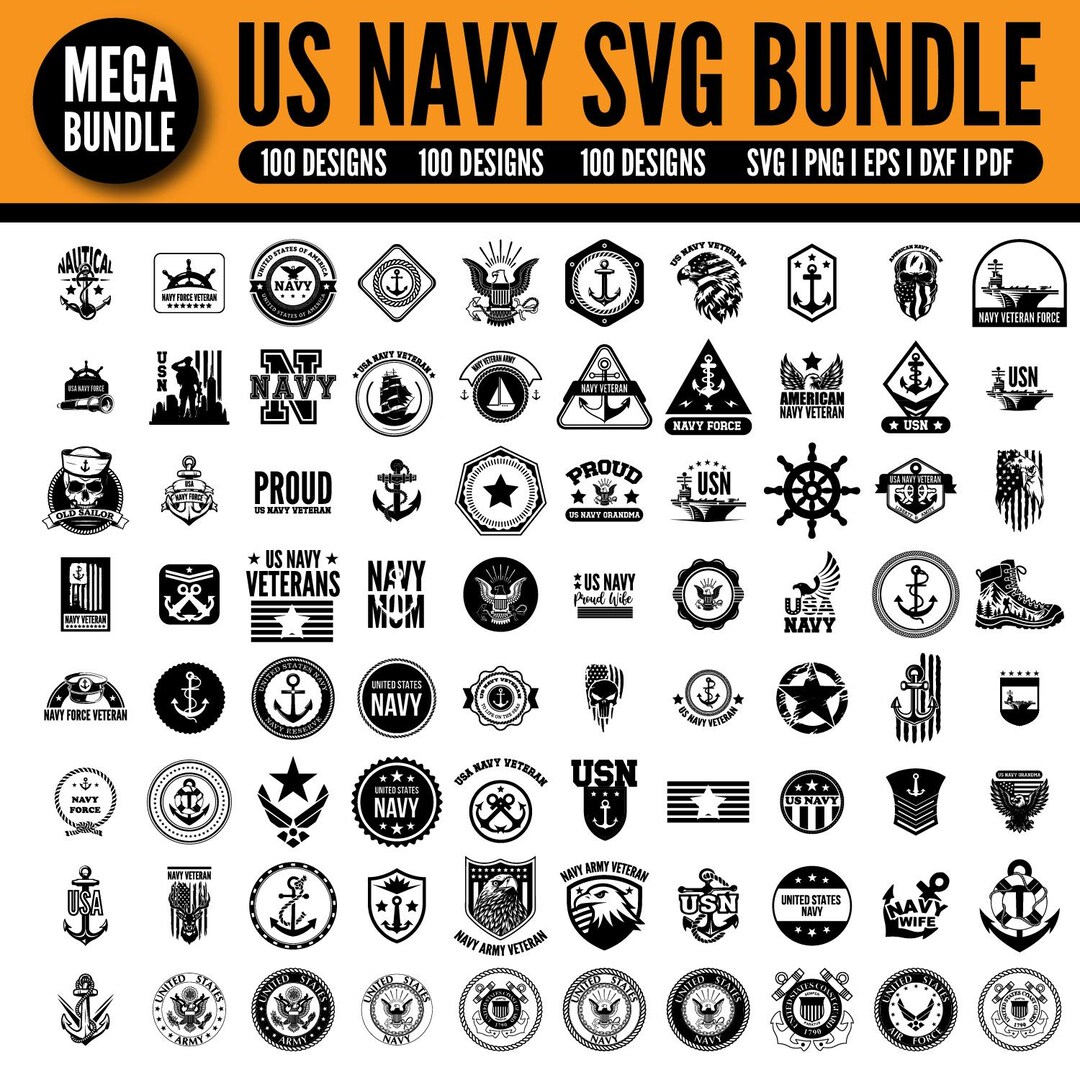 US Military Logo Svg Png Bundle, Military Logos, Space Force, Military ...