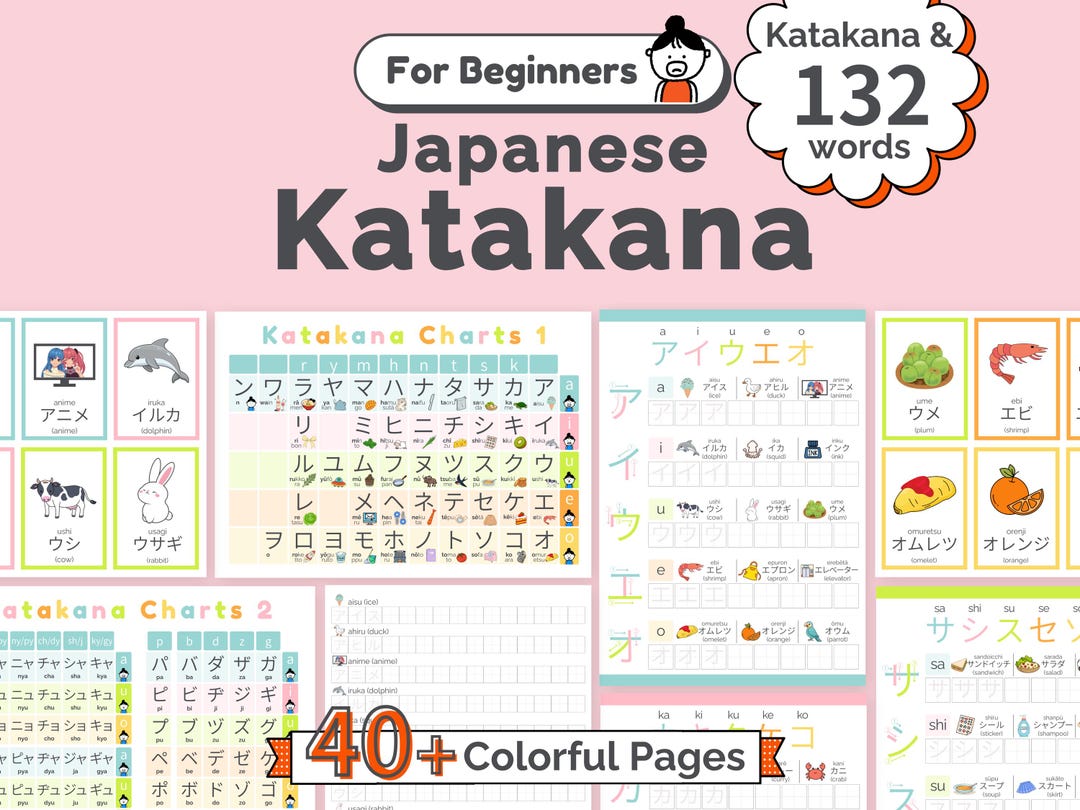 Katakana Practice PDF | Learn to Read and Write Japanese | Native Made ...