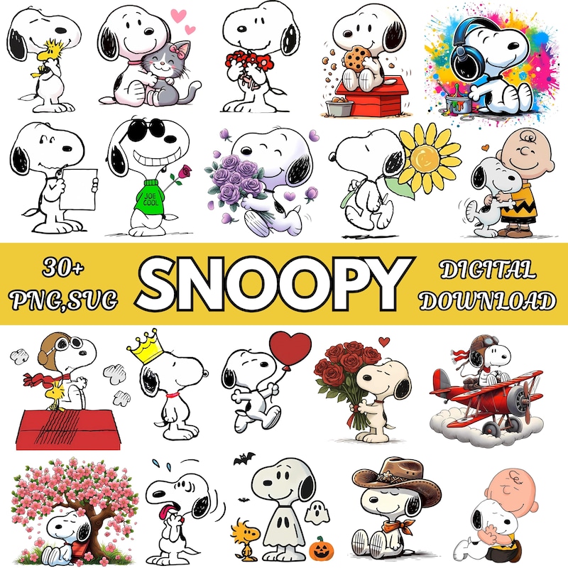 Snoopy Svg Engraving - Etsy