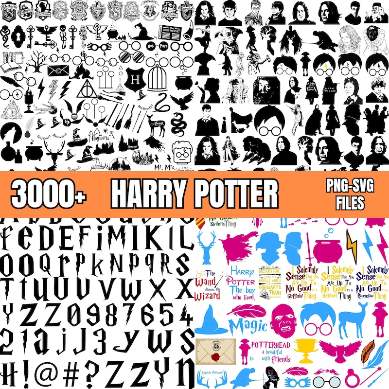 Wizard Inspired Clipart - Etsy