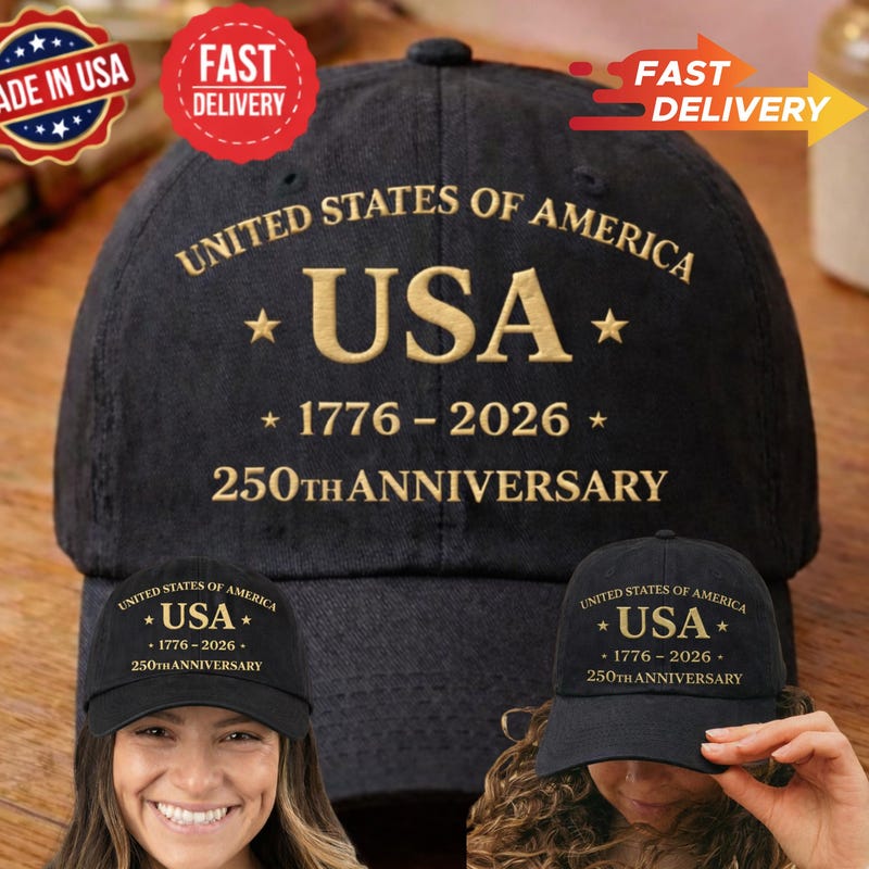 250 Anniversary Hats Made in Usa - Etsy