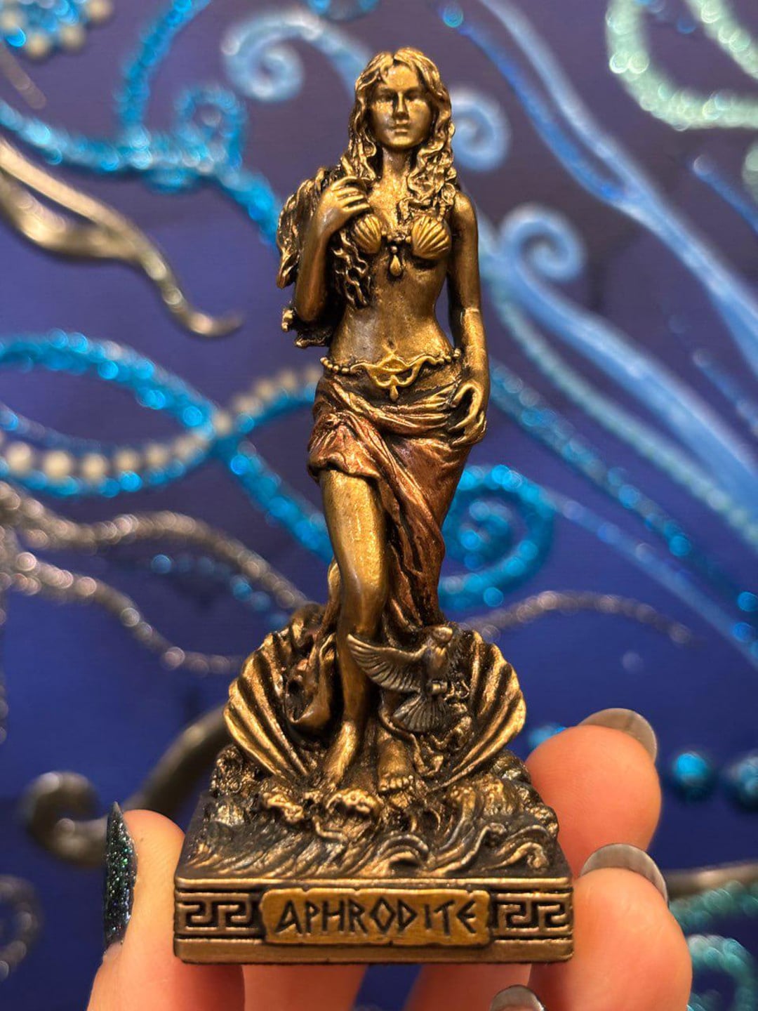 Aphrodite Resin Statue – Mini Greek Goddess of Love Figurine, Mythology ...