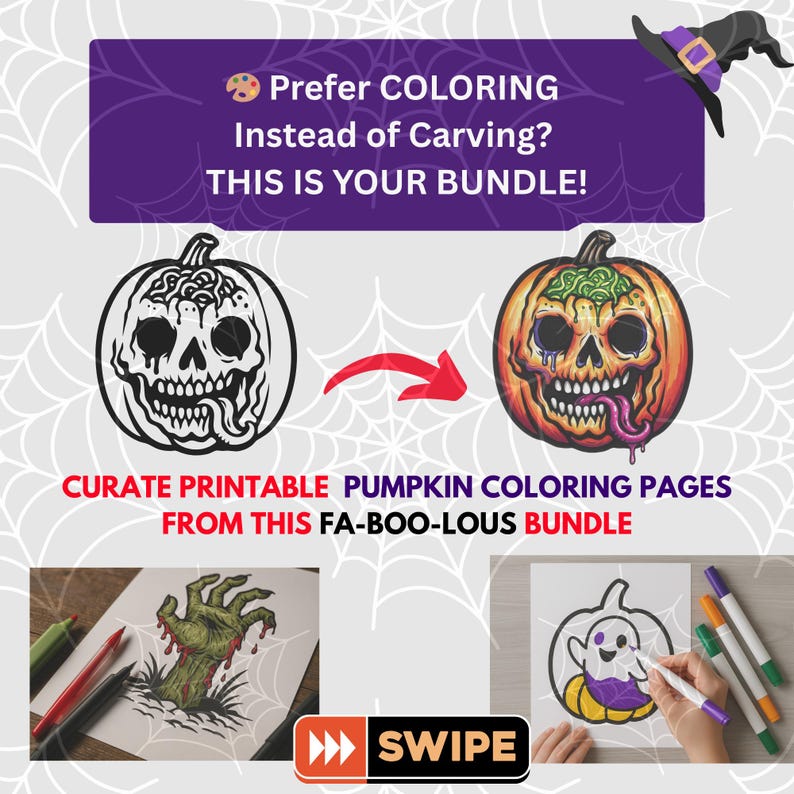 Pumpkin Carving Letter Stencils: Halloween Alphabets, Numbers, Quotes ...