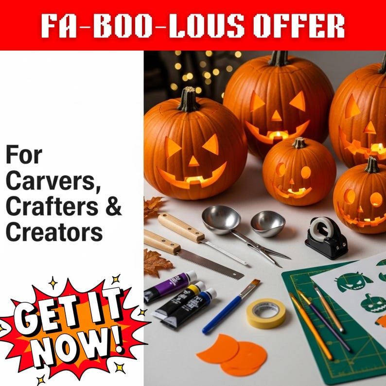 Pumpkin Carving Letter Stencils: Halloween Alphabets, Numbers, Quotes ...