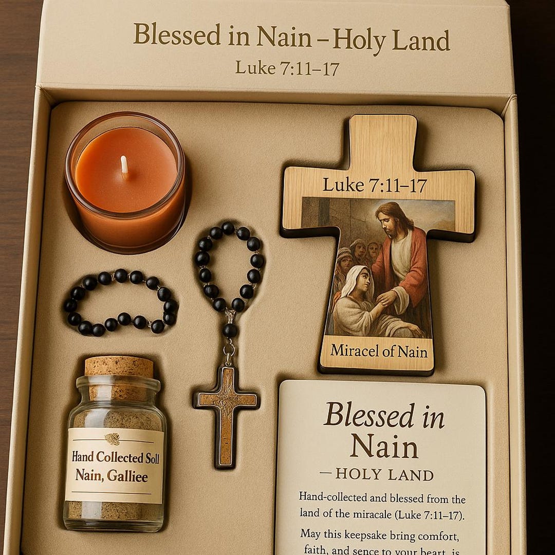 Holy Land Souvenir From Nain: Miracle of Widow's Son, Faith Gift - Etsy
