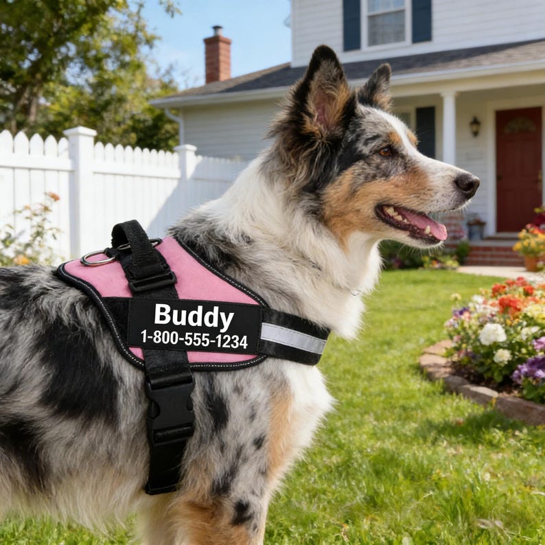 5 Color Personalized No-pull Dog Harness, Reflective Padded Vest for ...