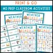 Weather Science Unit Bingo Games Extreme Severe Climate Vocabulary ...