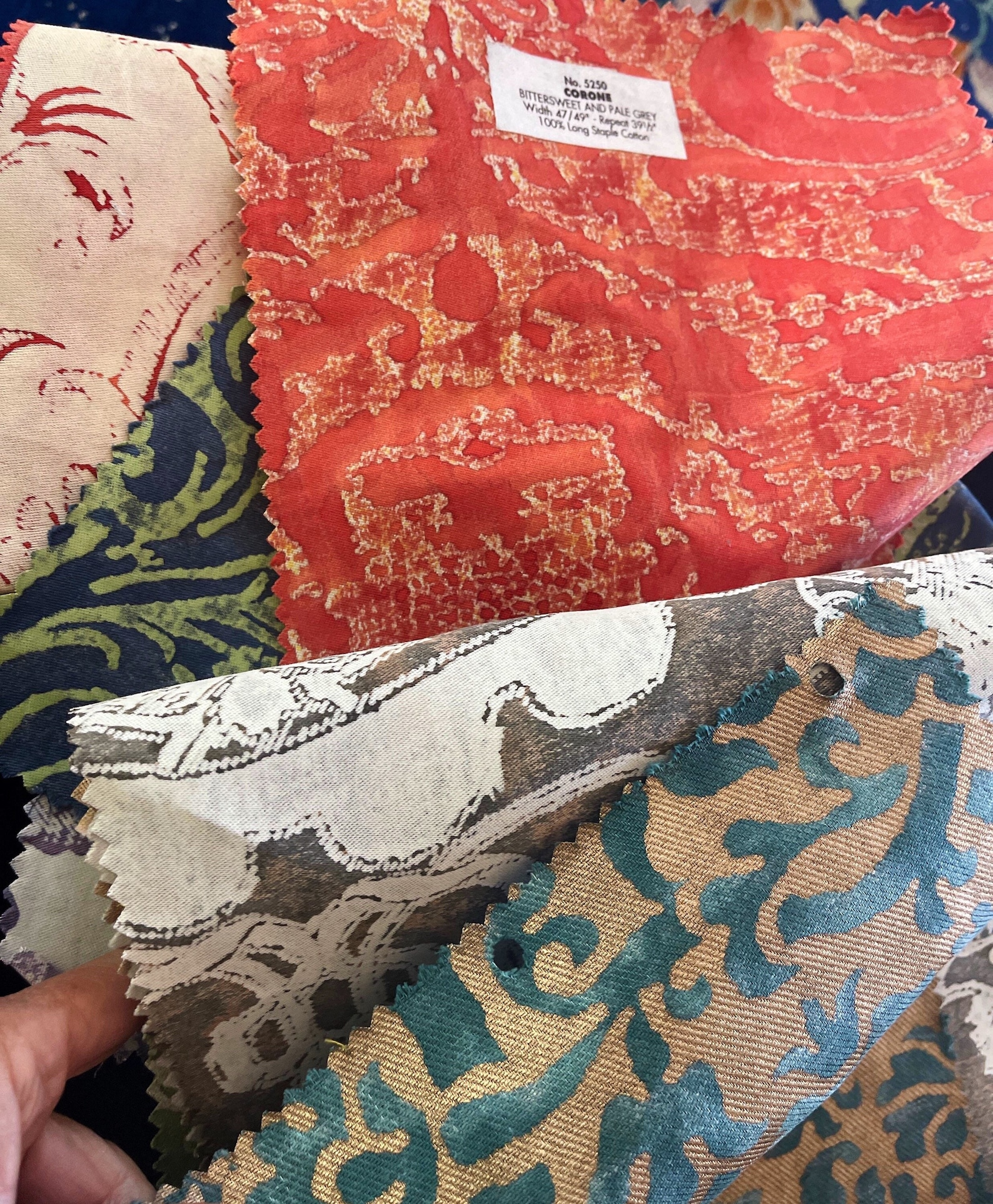 Fortuny Fabric Sample Lot 2 Ten Different Patterns Sewing Protect - Etsy