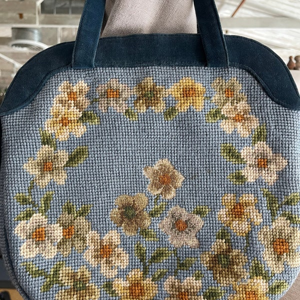 Needlepoint Handbag - Etsy