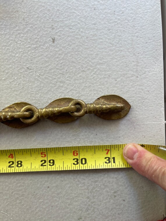 Vintage one of a kind bronze link belt heavy weight … - Gem