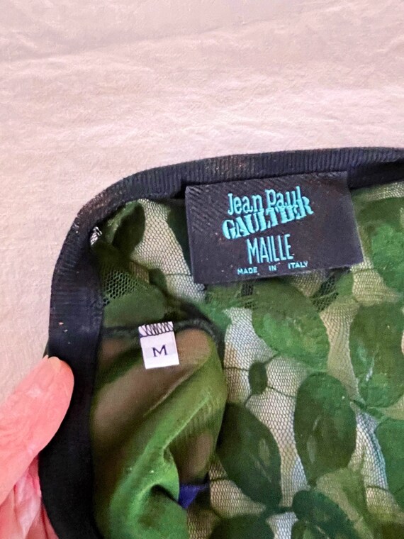 Vintage designer Jean Paul Gaultier long see through … - Gem