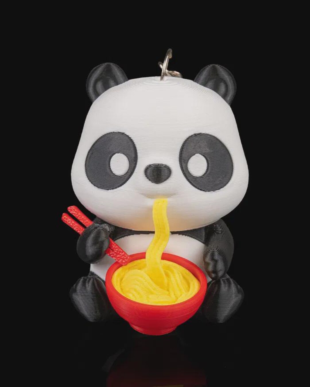 3D Printed Panda Keychain Set – Pandamonium PLA Decor - Etsy
