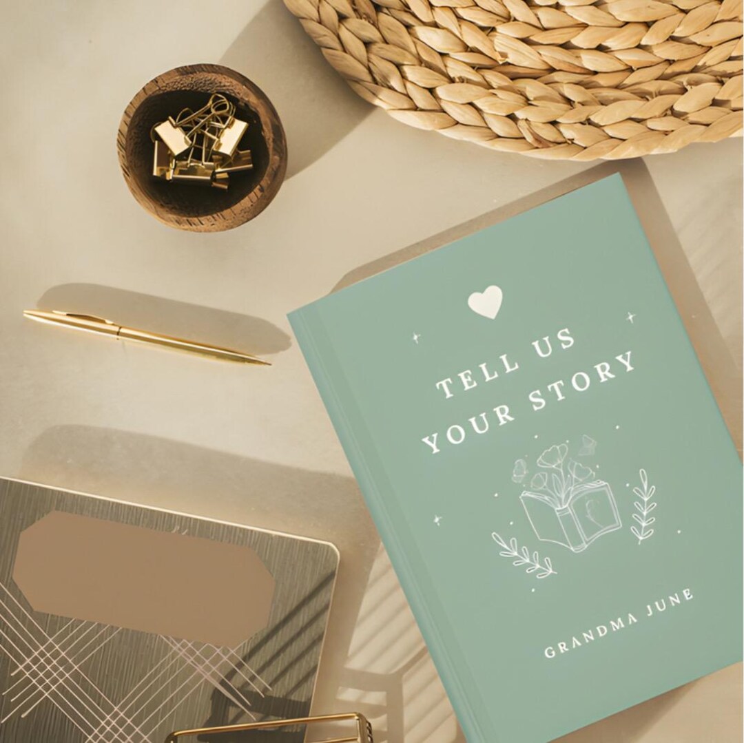 Tell Us Your Story Grandma – Nana Memory Journal, Keepsake Book for ...