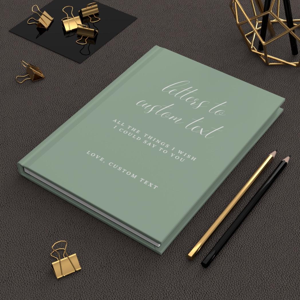 Letters to Someone I Lost Journal - Custom Grief Journal | Sympathy ...