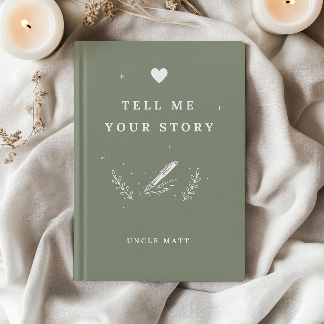 Tell Us Your Story, Uncle - Personalised Memory Journal, Gift for Uncle ...