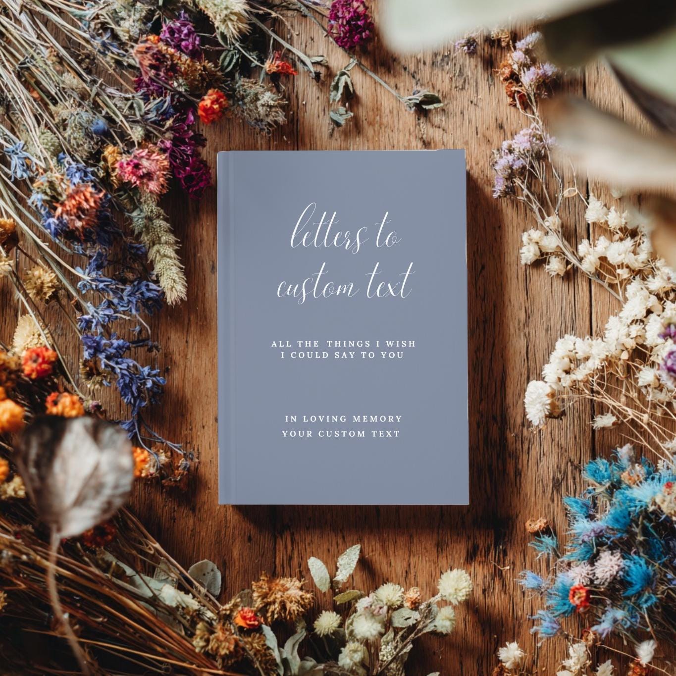 Letters to Someone I Lost Journal - Custom Grief Journal | Sympathy ...