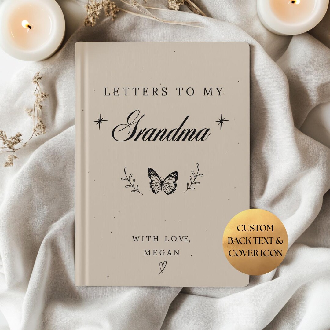 Personalised Grandma Journal – Custom Memory Book, Heartfelt Letters to ...