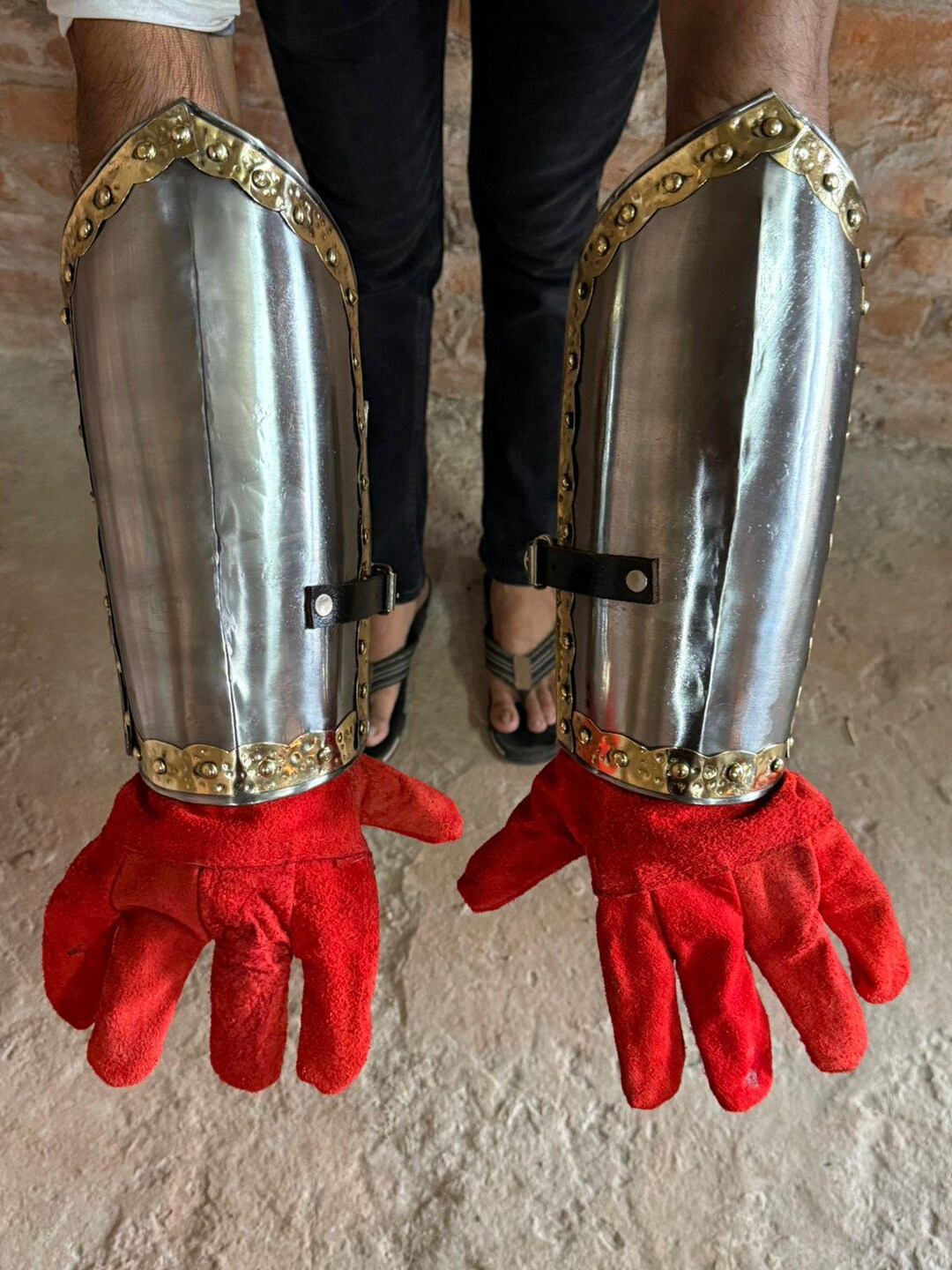 Medieval Steel Vambraces Forearm Armor | Handmade Knight Arm Guards for ...
