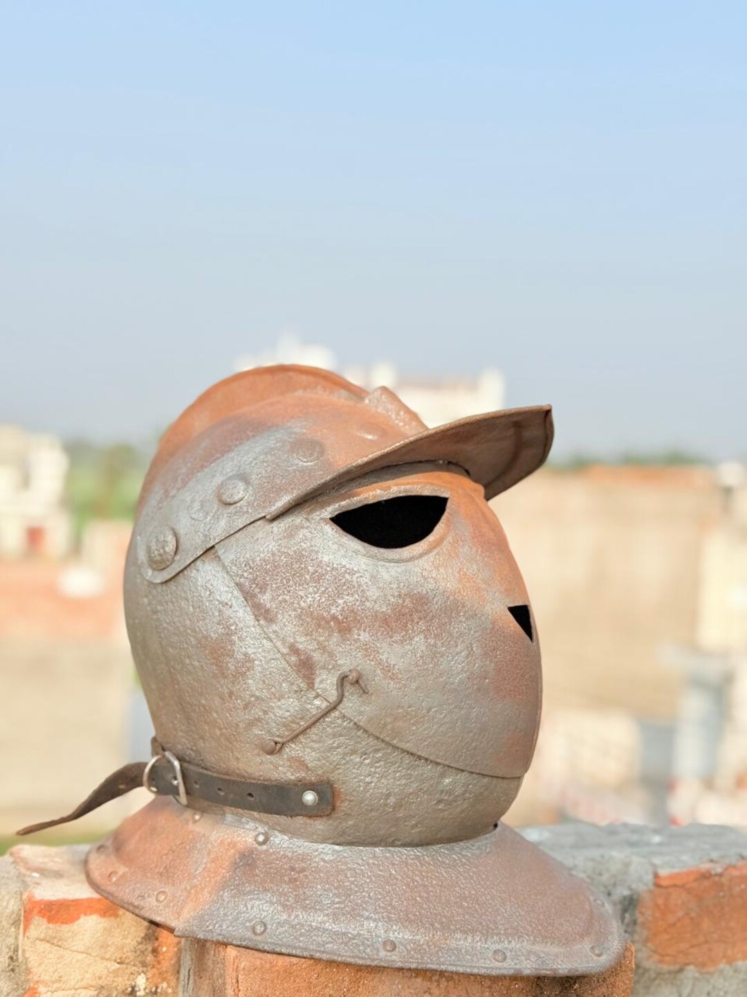 Medieval Steel Knight Helmet: European Crusader Armor Replica - Etsy