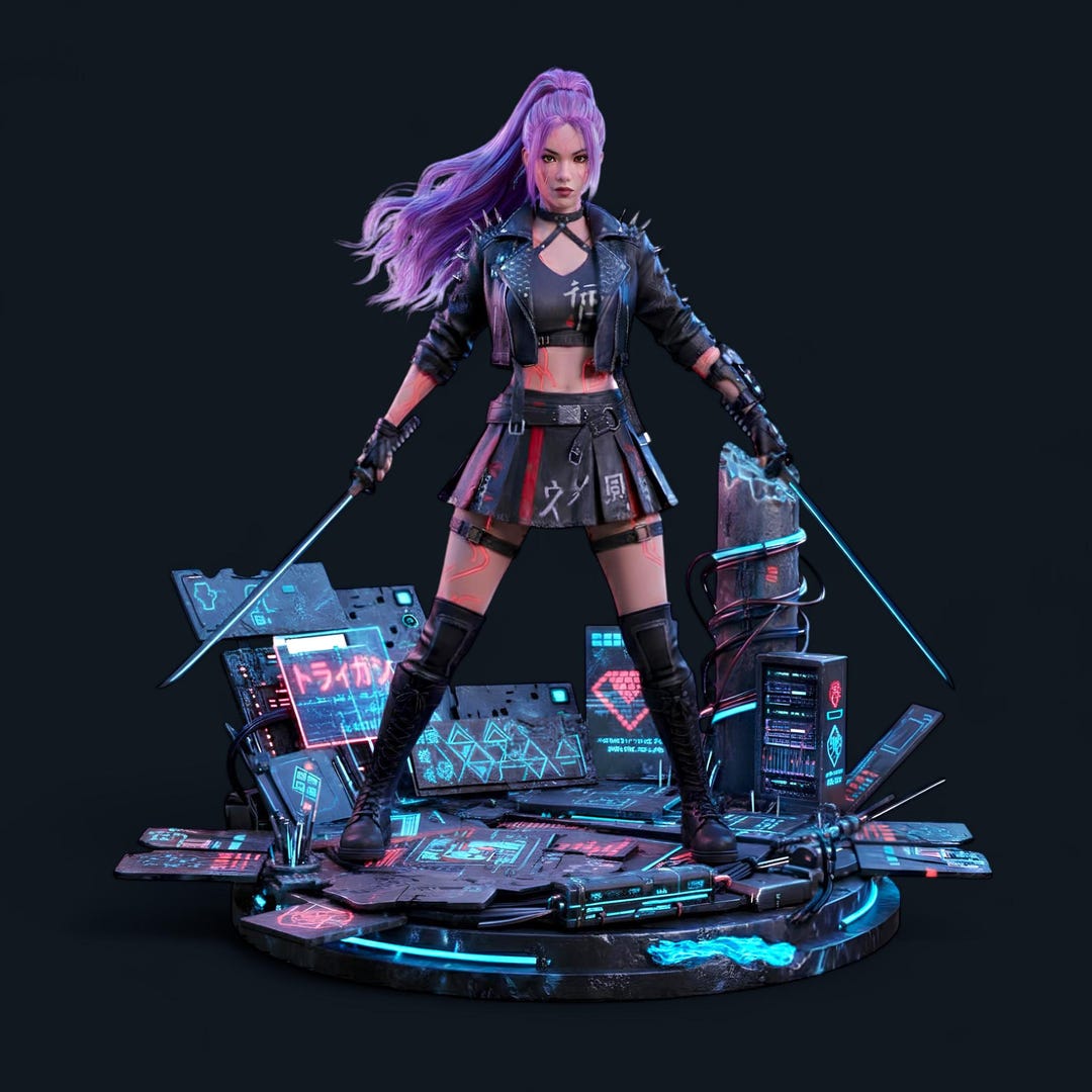 Demon Hunter STL File : K-pop 3D Model , Rumi Stl File | Printable ...