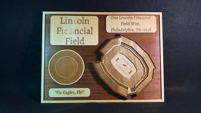 Lincoln Financial Field 3D Layered Stadium SVG - Philadelphia Football ...