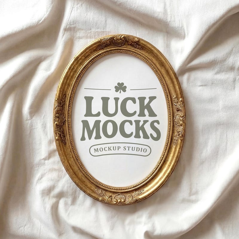 Gold Fabric Frame - Etsy