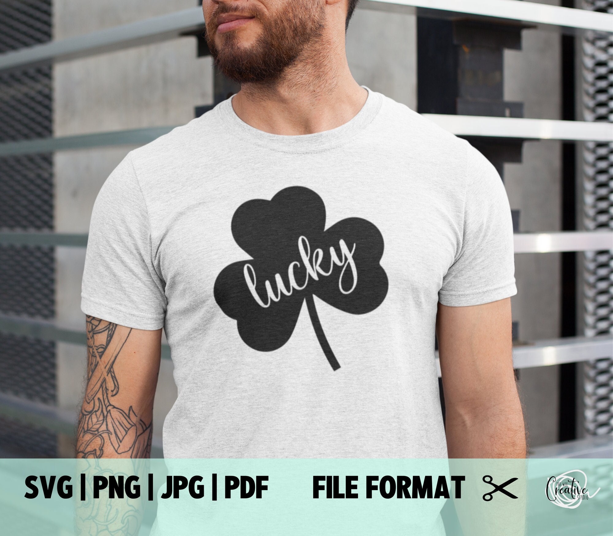 Lucky Shamrock SVG | Instant Downloads | Digital Download | Cricut ...
