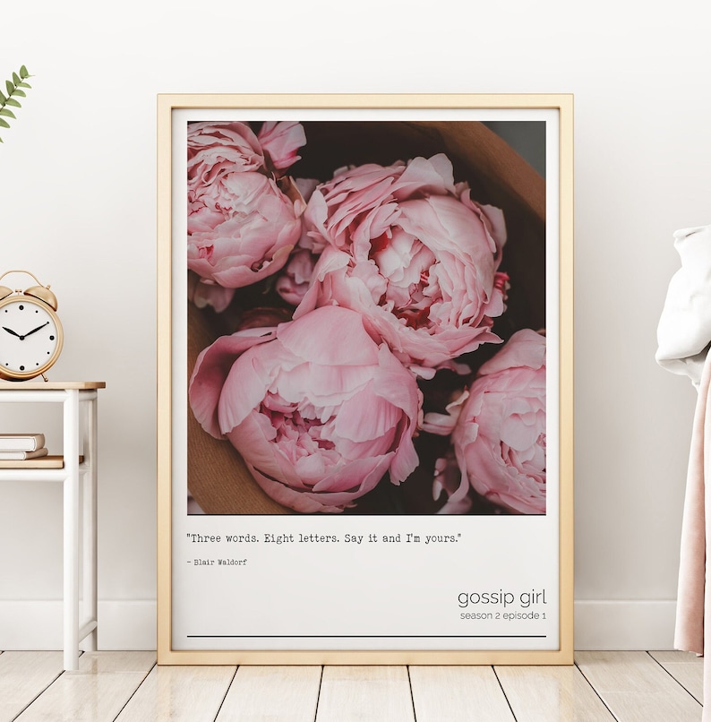 Gossip Girl Poster Print | TV Series | Room Print | Home Decor | Blair ...