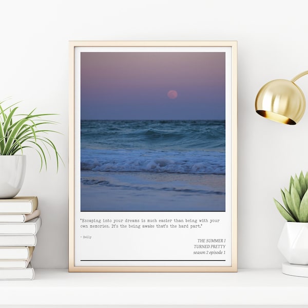 Summer I Turned Pretty Posters - Etsy