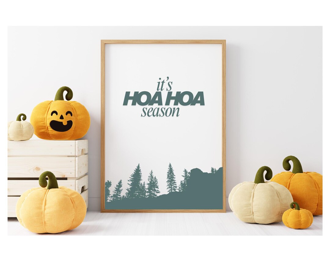 Twilight Inspired Fall Poster: HOA HOA Season Wall Art - Etsy