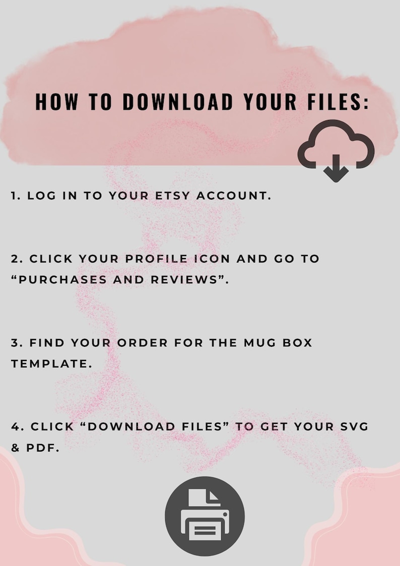 Mug Box Template | Printable Gift Box for Mug | SVG & PDF | A3/A4 | DIY ...