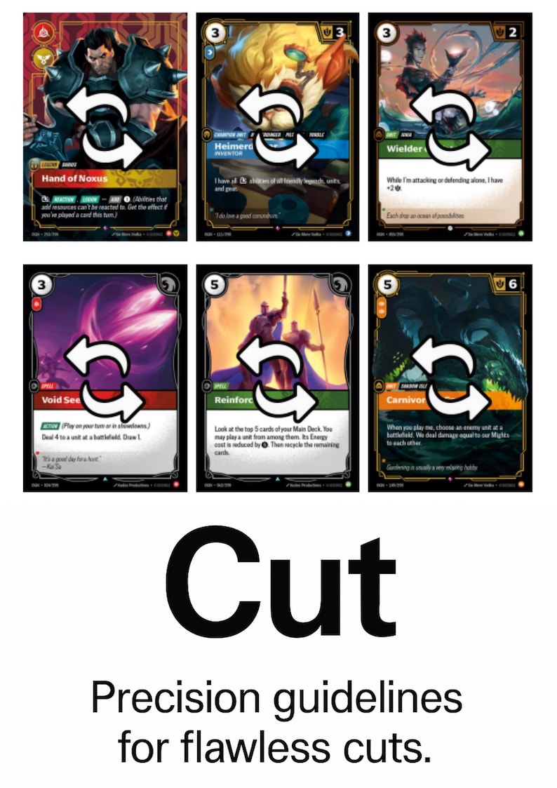 Riftbound TCG Complete Card Placeholder – Riftbound Placeholder Set Origins (names English) ENG ...