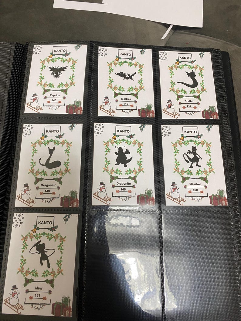 Pokémon Complete Pokédex Placeholder Cards (nos. 1–1025, German Names ...