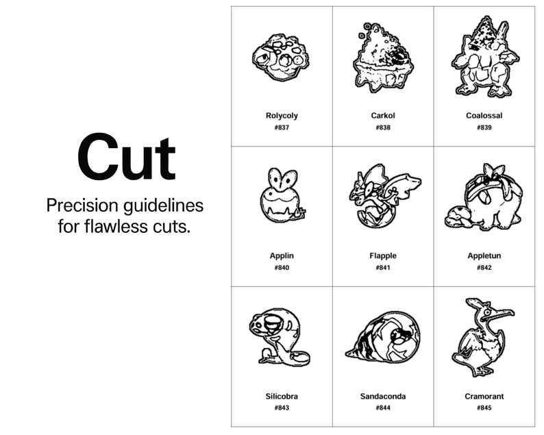 Pokémon Complete Pokédex Placeholder Cards (no. 1–1025, English Names ...