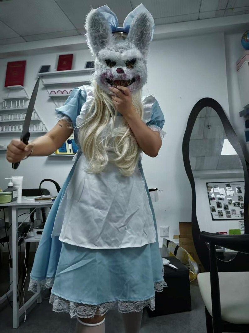 Bloody Alice Cosplay Costume | Horror Maid Dress for Halloween, Cosplay ...