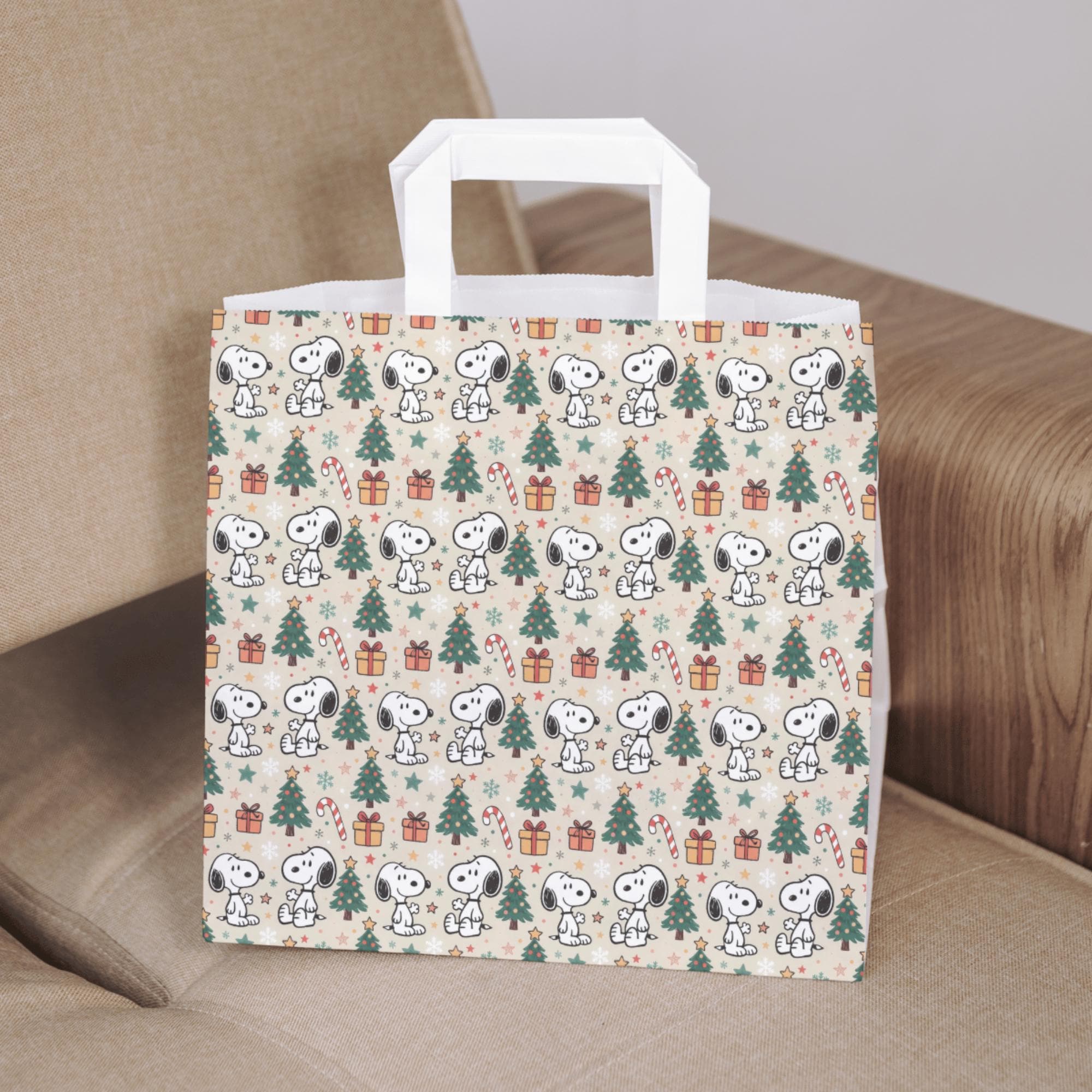 Snoopy Christmas Seamless Pattern PNG Peanuts Holiday Design Woodstock ...
