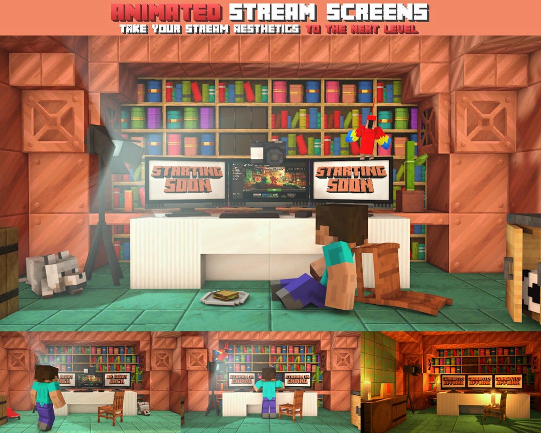 Stream Pack-animated Scenes / Use With OBS Studio, Streamlabs - Twitch ...