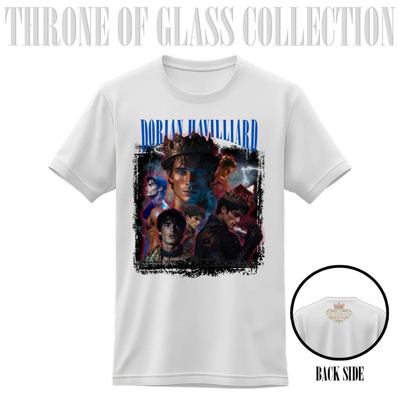 Dorian Havilliard | Throne of Glass Inspired T-shirt | TOG | DTF Print ...