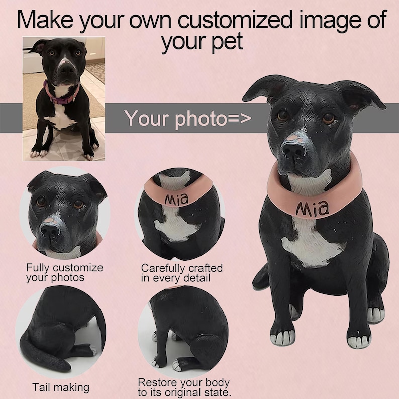 Custom Dog Portrait Wine Stopper, Handmade Pet Clay Sculpture - Etsy