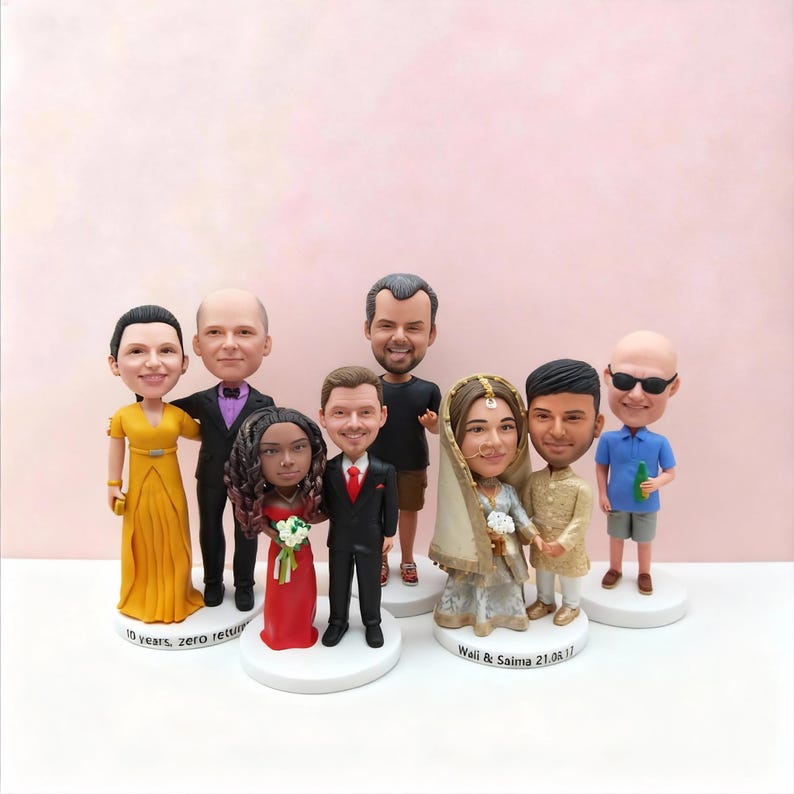 Custom Bobblehead Figurine, Personalized Polymer Clay Gift - Etsy