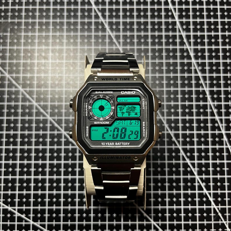 Casio AE1200 Royale I Color Mod (silver Pink) - Etsy