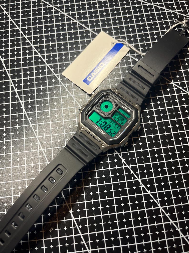 Casio AE1200 Royale I Color Mod (silver Tiffany) - Etsy