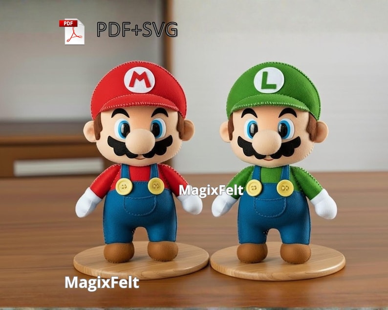 Super Mario Bros Felt DIY - Etsy
