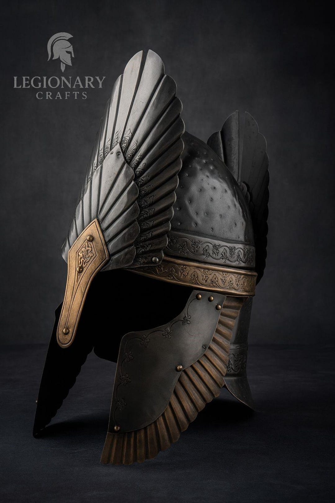 Medieval Steel Elendil Helmet ~ Roleplay & Cosplay Gift Item - Etsy