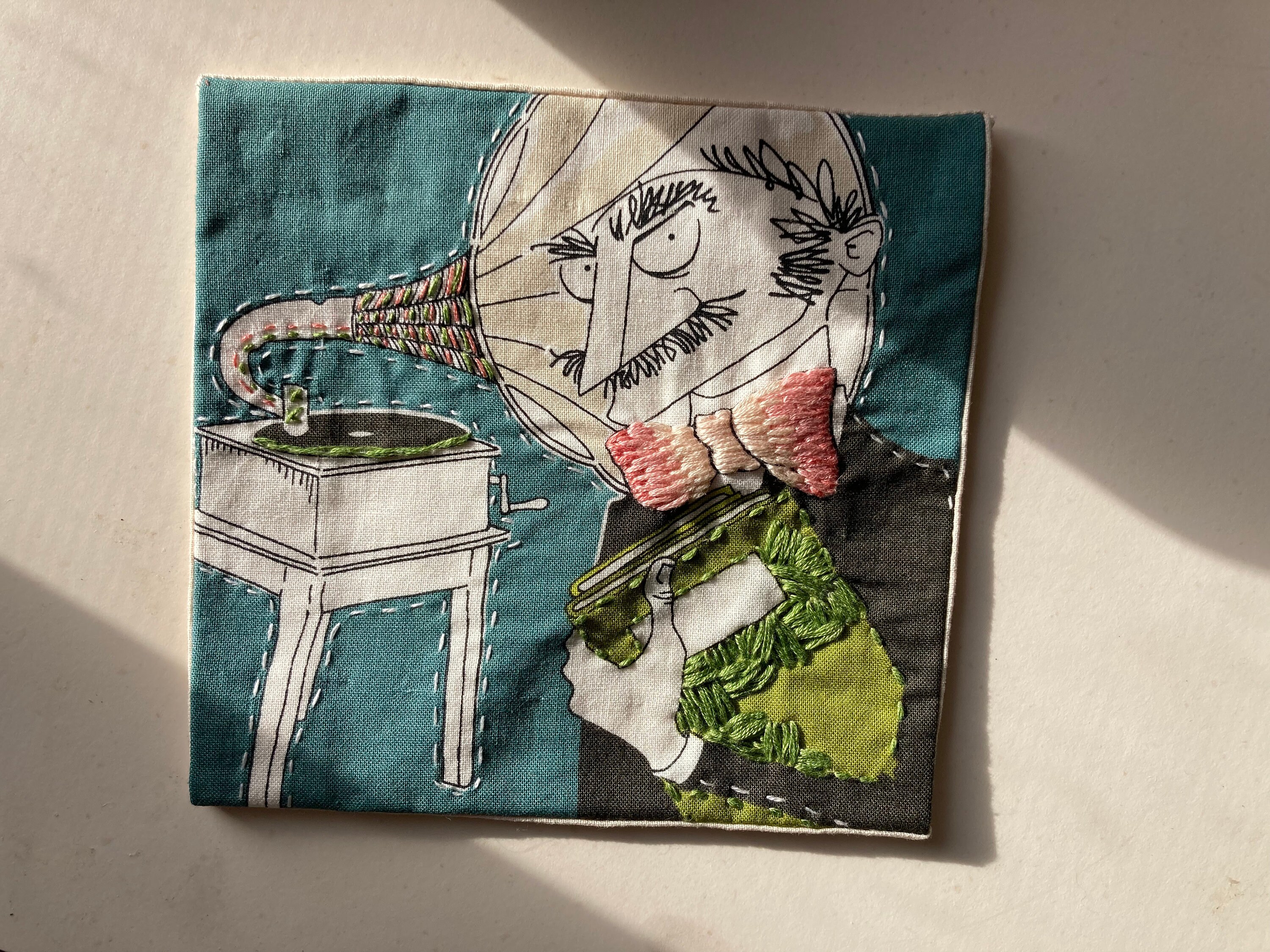 Embroidered Ghastlie Wall Hangings - Etsy