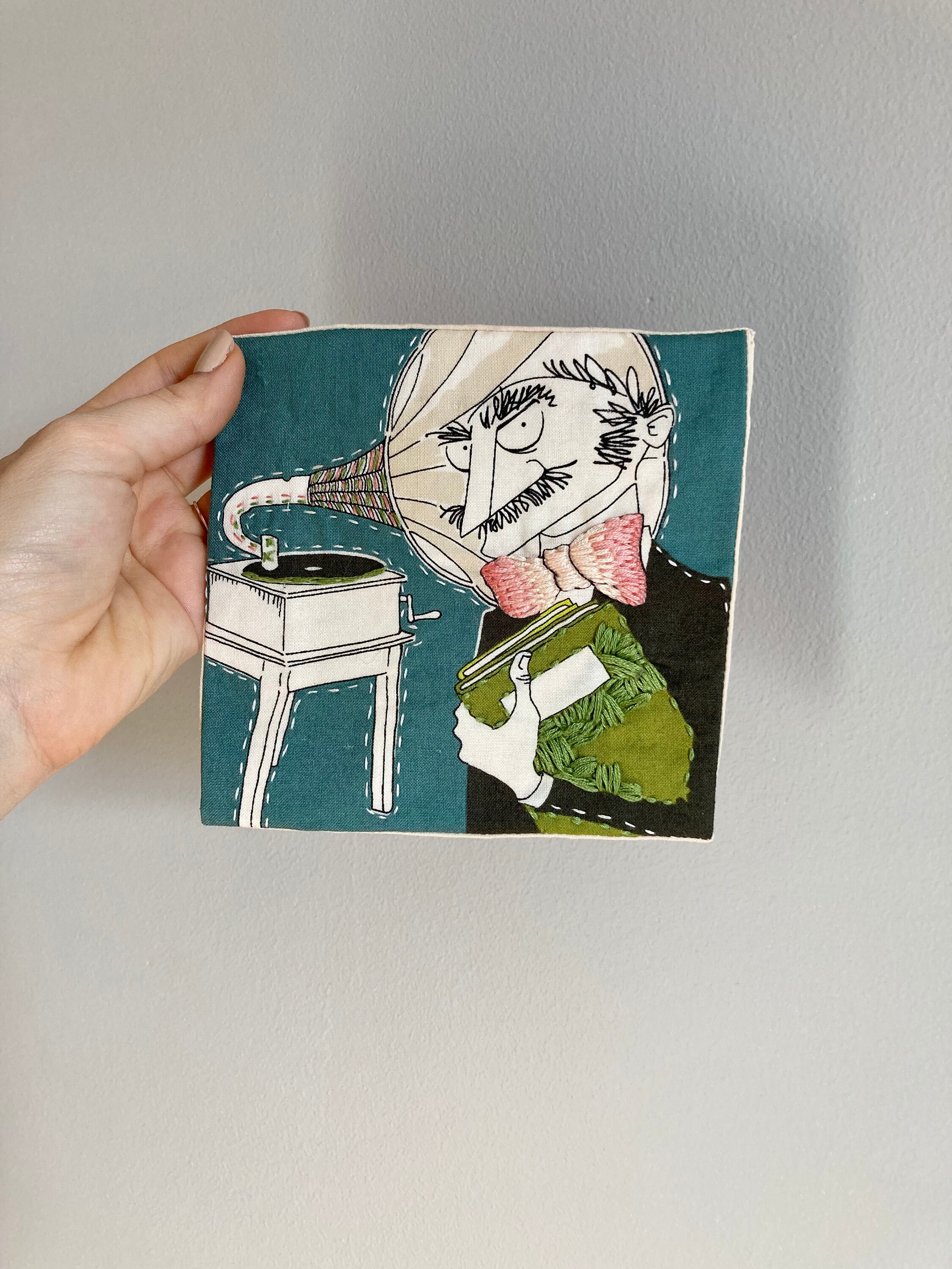 Embroidered Ghastlie Wall Hangings - Etsy